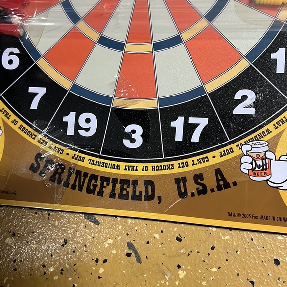 Games Brand New Simpsons Magnetic Moes Tavern Dart Board Poshmark